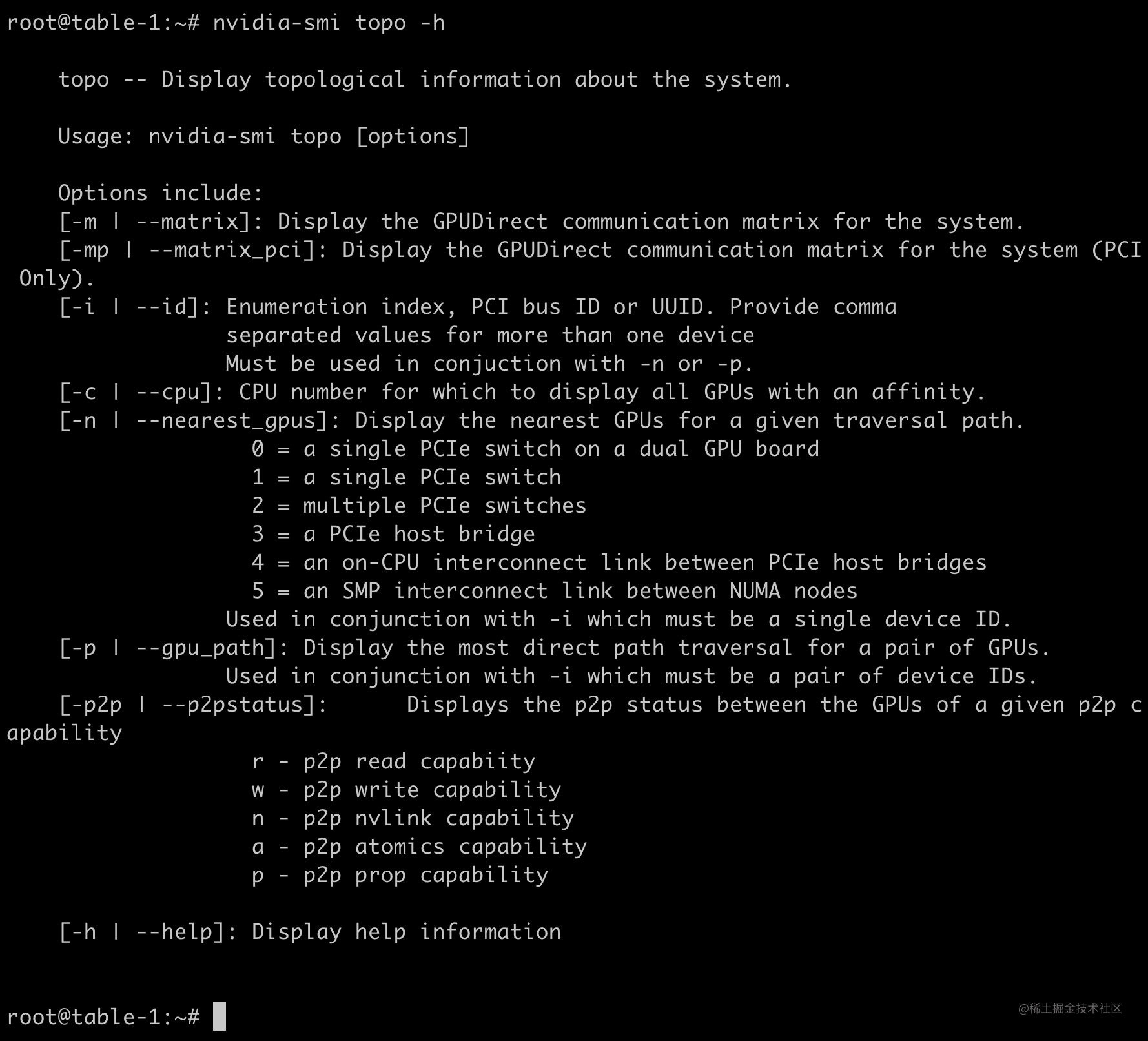 NVIDIA-SMI系列命令详解(14)-拓扑信息 - 掘金