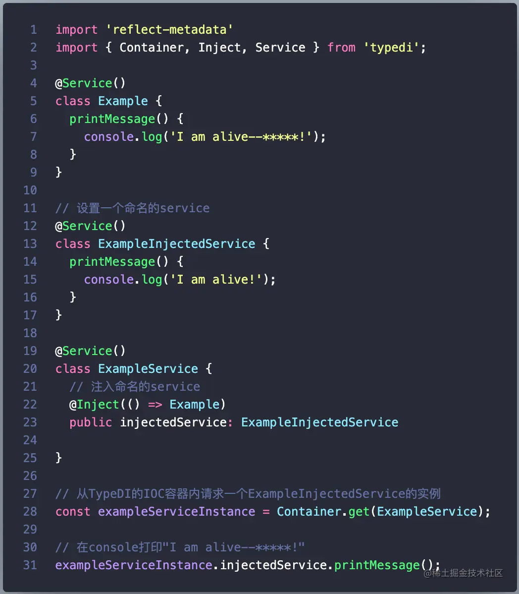 TypeDI、routing-controllers打造类Spring框架前言 TypeDI是一个TypeScript和 - 掘金