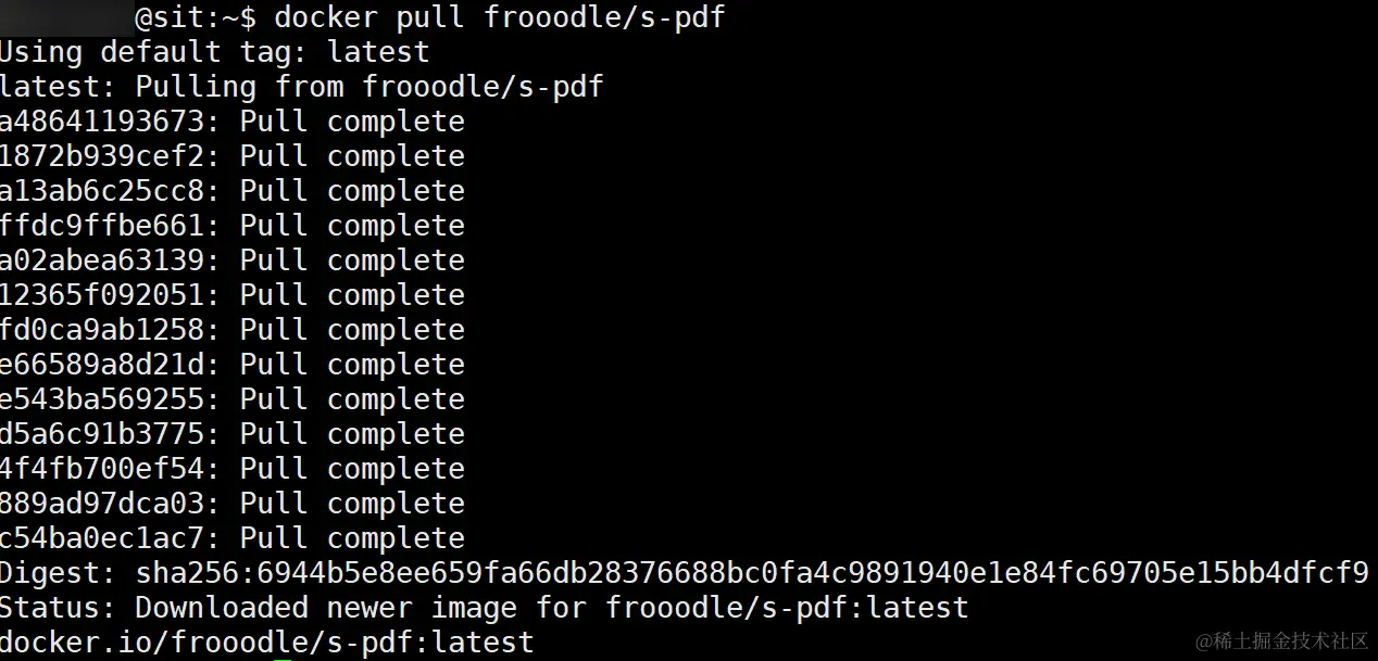 使用 Docker 部署开源 Stirling PDF 来集成 PDF 转档功能最近，Stirling PDF（一种自托 - 掘金