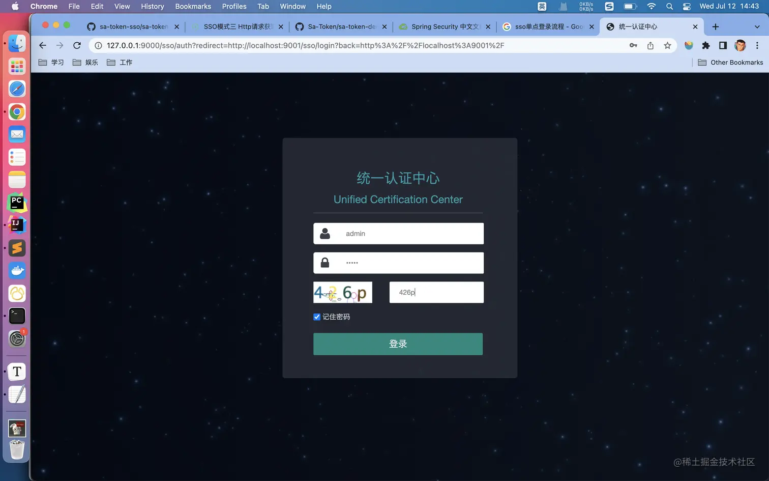 基于Sa-Token实现单点登录实战基于Sa-Token实现单点登录实战........................ - 掘金