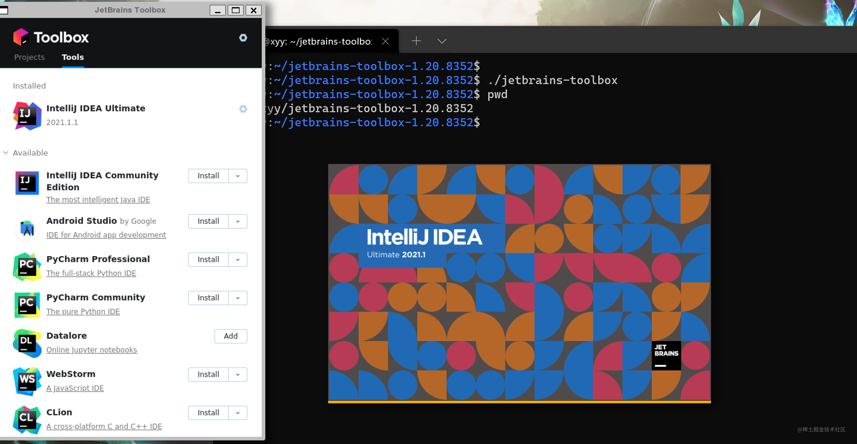 在WSL里边安装IntelliJ IDEA-WSlg简单使用体验 - 掘金