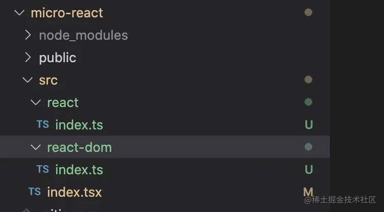 从零实现一个mini React（一）createelement和render话不多说，直接开始 Create Reac 掘金