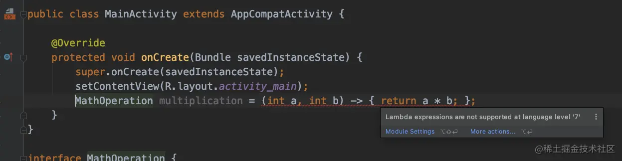 android AGP配置对Java版本支持的梳理本文目标 很多时候业务开发者想用一些比较便捷的api实现功能, 发现要 - 掘金