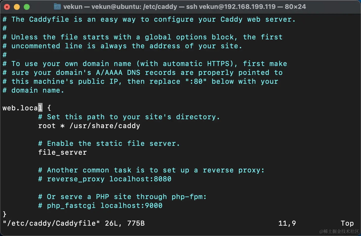 Caddy一个简单高效的web服务器什么是Caddy Caddy是一个现代HTTP/2网络服务器与软件包管理器。它是开源 - 掘金