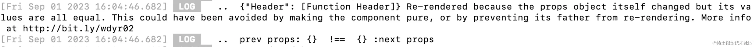 React & React Native 渲染优化神器：why-did-you-render近期项目遇到了一些性能瓶颈， - 掘金