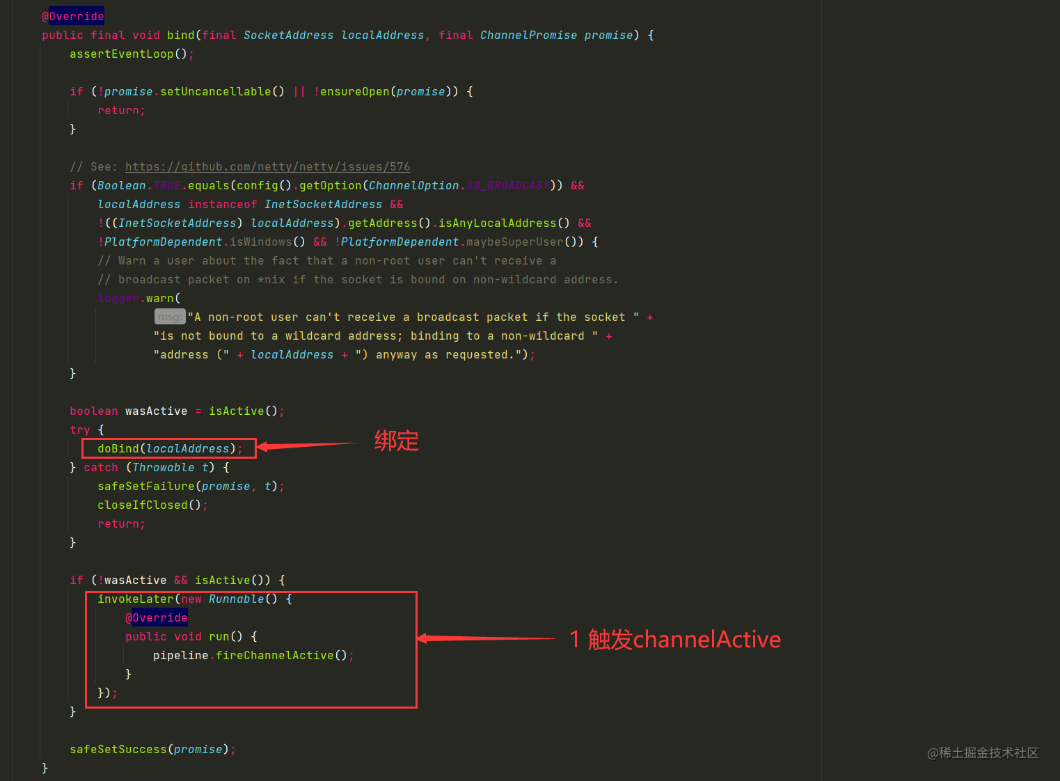 Netty源码分析-ChannelHandler方法执行顺序和如何工作 - 掘金