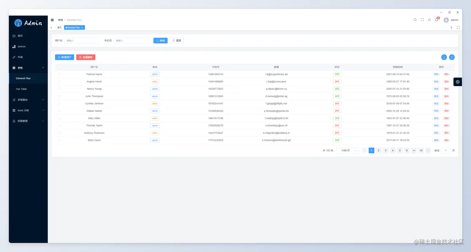 【V3 Admin Vite】教程八：多主题（动态换肤）模式的实现本系列文章是为了帮助没有直接上手（或上手比较困难）做项 - 掘金
