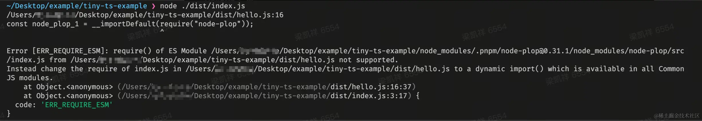 TS 中的 ES Module 和 Commonjs你是否遇到过以下问题？require() of ES Module - 掘金