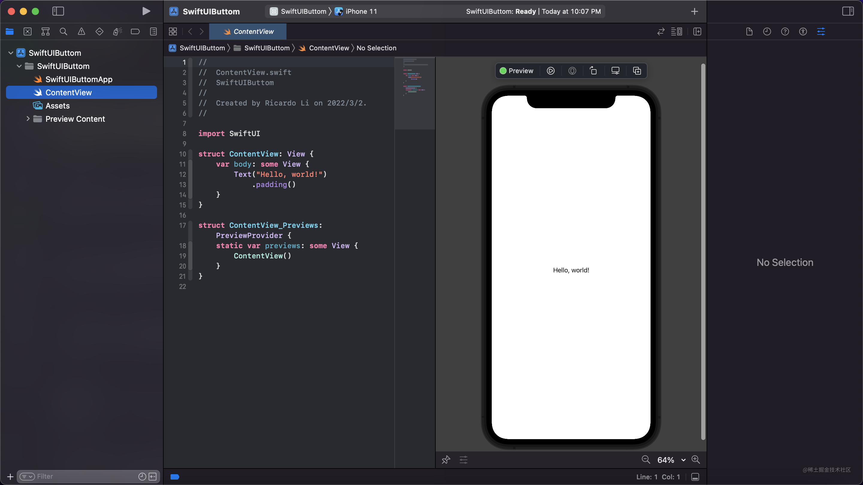 SwiftUI极简教程08: Button按钮的使用 - 掘金