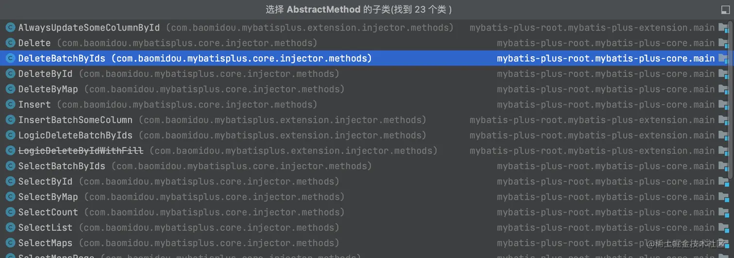 MybatisPlus BaseMapper 实现对数据库增删改查源码解析MybatisPlus 是一款在 Mybati - 掘金