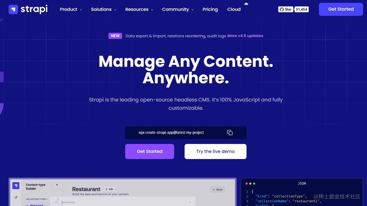 Next.js+Strapi+Ubuntu 从 0 到 1 搭建 CMS 内容管理系统（含域名及证书申请教程） - 掘金