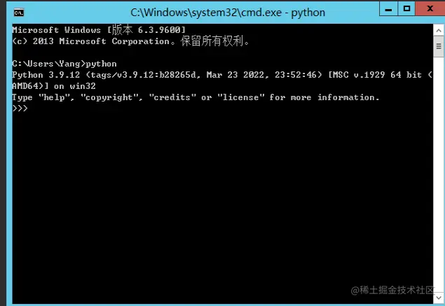 windows server 2012 R2 standard 离线 安装 python 3.9.12一起养成写作习惯！ - 掘金