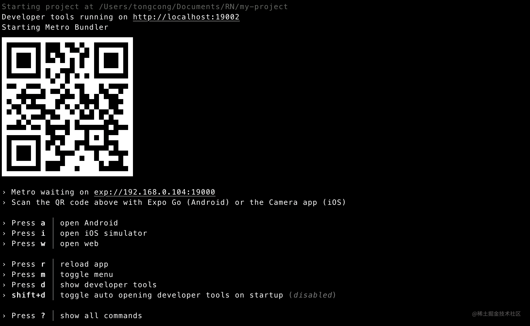 React Native 基于expo开发（一）项目搭建 掘金