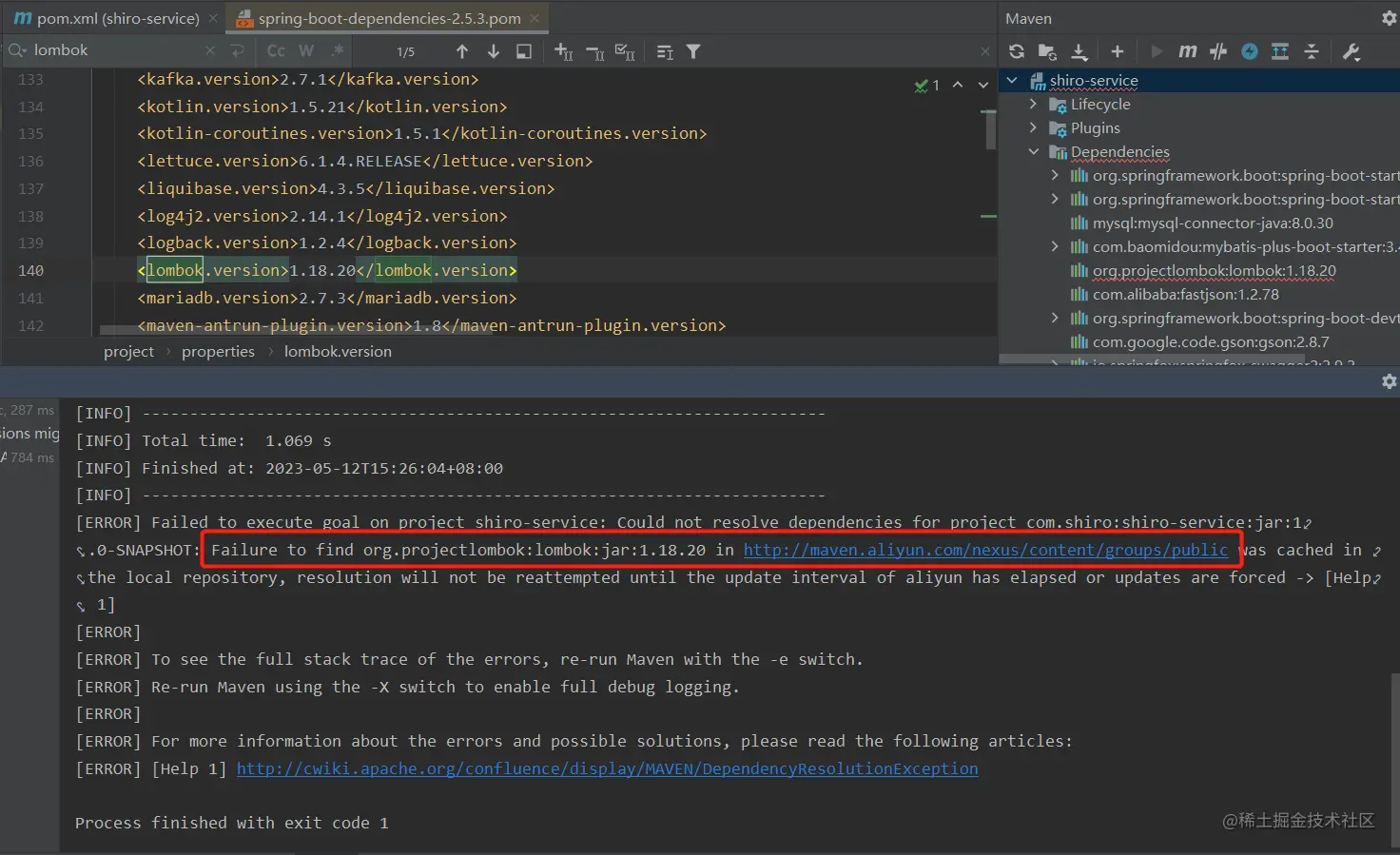 maven仓库：从阿里云仓库下载jar包失败【Could not find artifact...】maven阿里云仓库 - 掘金