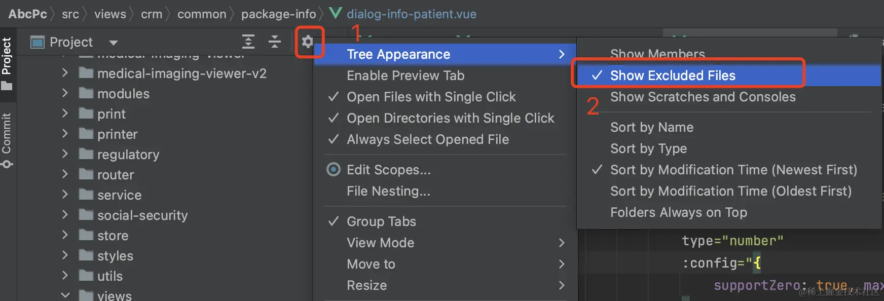 Webstorm 中的 commit 侧边栏及Vue项目 node_modules 消失解决一、 commit 侧边栏消 - 掘金