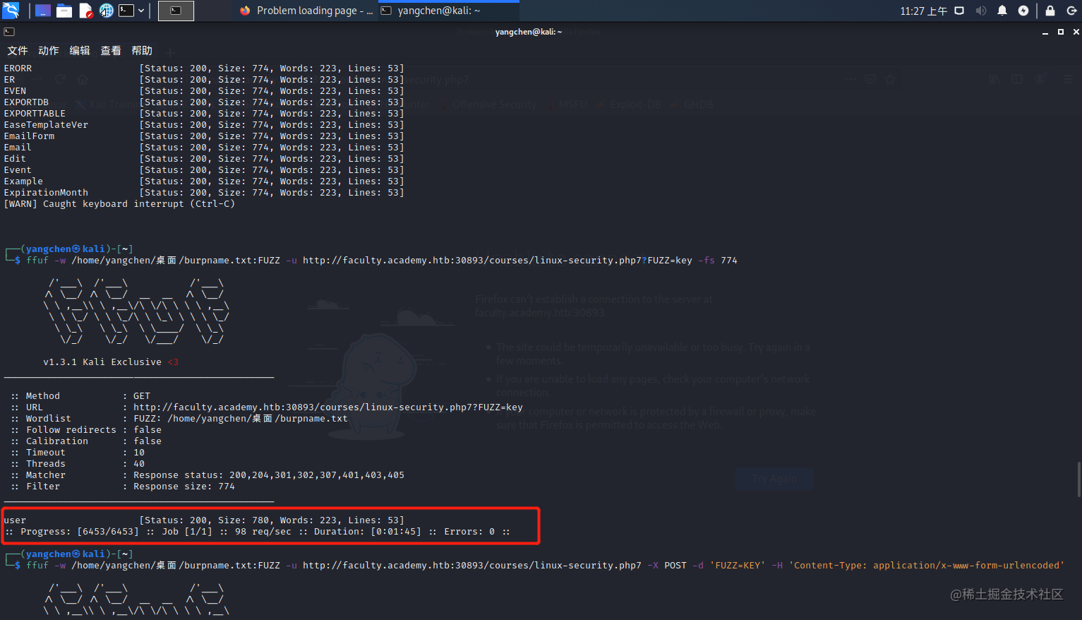 HTB ACADEMY-Web Fuzzing WRITE UP - darkpool - 博客园