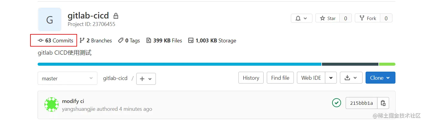 Gitlab Cicd 全流程示例现在很多公司的项目代码都托管在gitlab上，可以利用gitlab的cicd配置实现项 掘金