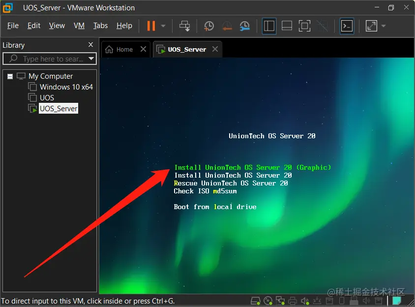 统信UOS20服务器版1050u2a虚拟机安装笔记目录 说明 下载并安装必要软件 说明 笔记操作环境及使用软件版本： W - 掘金