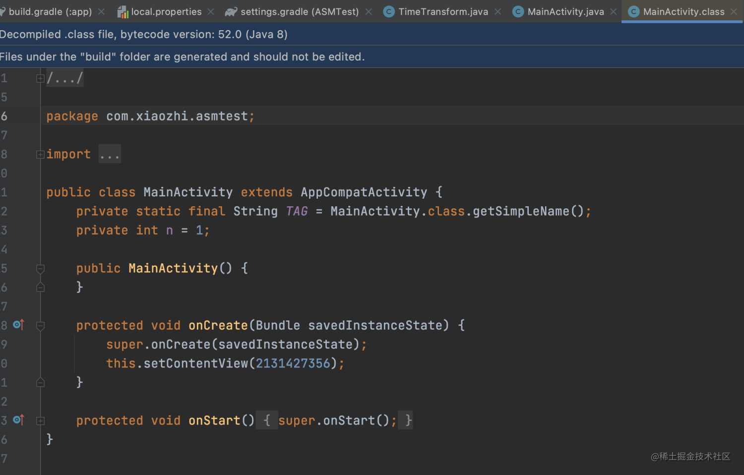 Android ASM插桩探索及实战 - 掘金