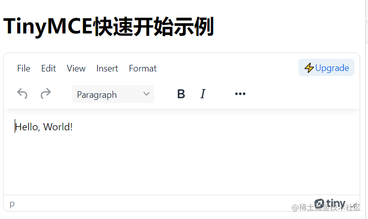 Vue中使用TinyMCE ——富文本编辑器 - 掘金