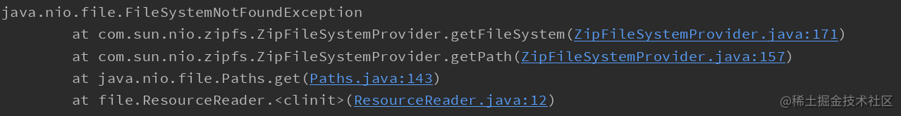 异常处理——java.nio.file.FileSystemNotFoundException - 掘金