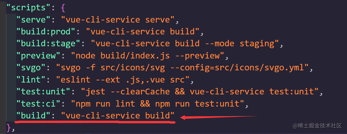 Vue项目打包：执行命令“npm Run Build”报错“missing Script Build” 掘金