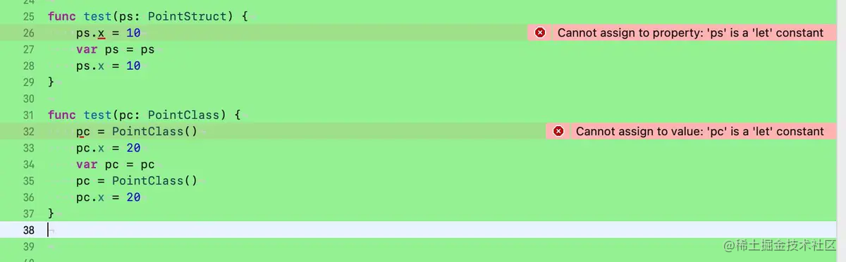 Swift - mutating & inout - 掘金