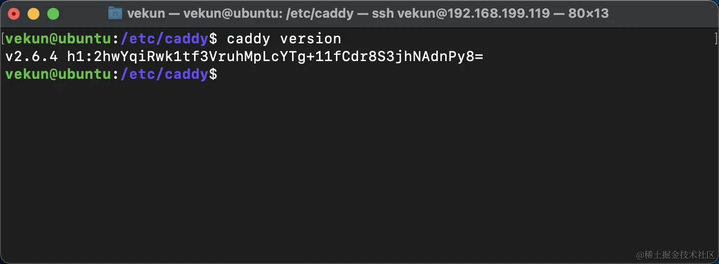 Caddy一个简单高效的web服务器什么是Caddy Caddy是一个现代HTTP/2网络服务器与软件包管理器。它是开源 - 掘金