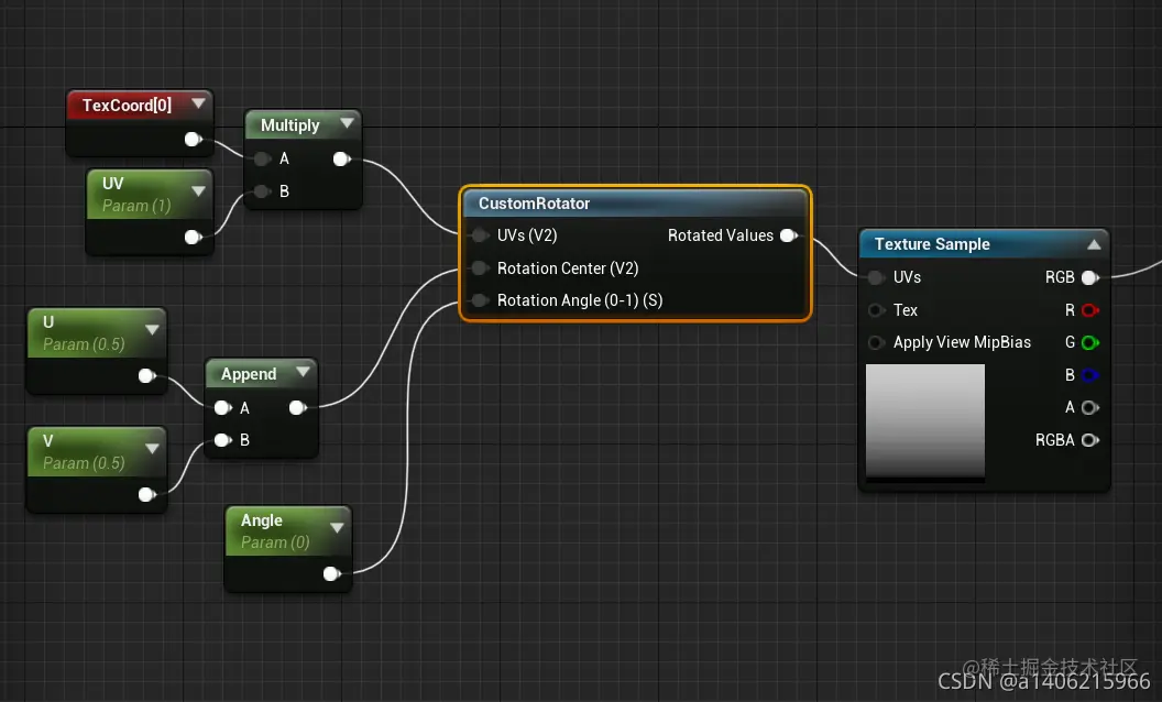 【转载】UE4 材质、蓝图节点及用法笔记材质基础节点 Saturate 此节点就是特殊版本的 Clamp，夹断在 0-1 - 掘金
