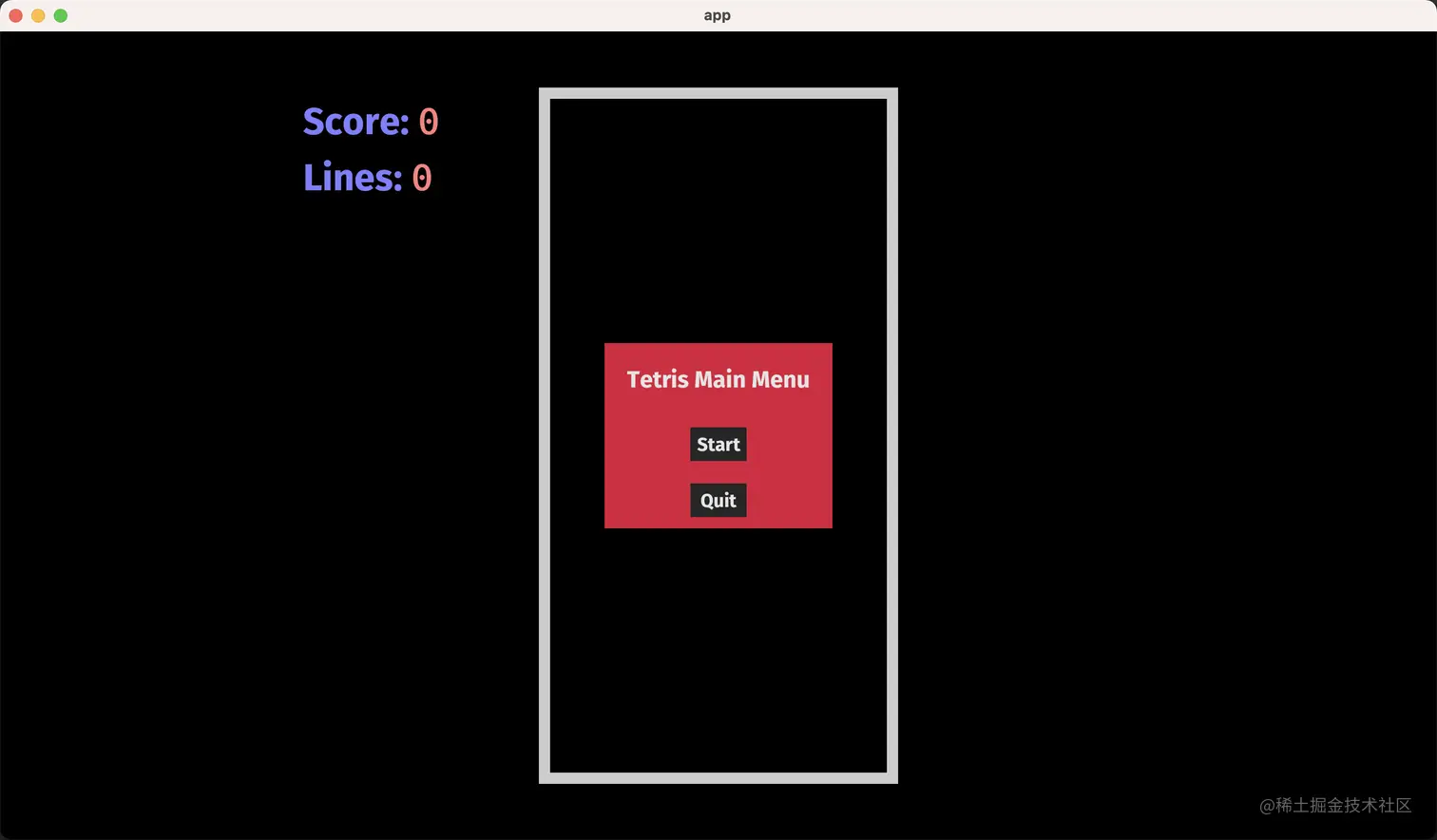 一款 Rust Bevy 引擎制作的俄罗斯方块游戏一款基于 Rust 语言 的 bevy engine 开发的俄罗斯方块 - 掘金