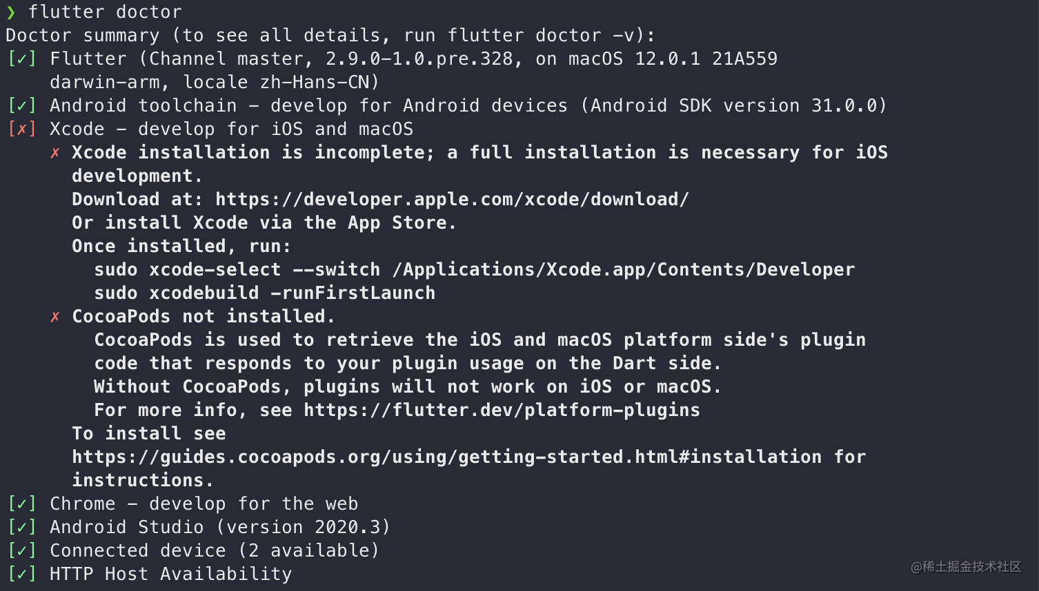 Flutter 系列（一）：运行你的第一个 Flutter 应用 - 掘金