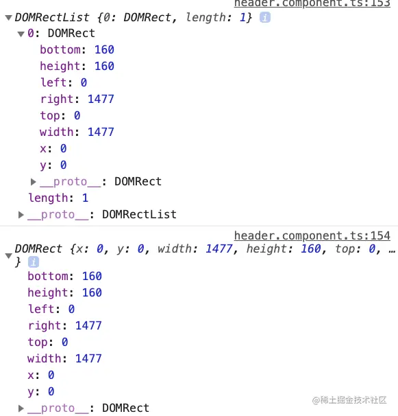getClientRects 和 getBoundingClientRect 区别getBoundingClientRe - 掘金