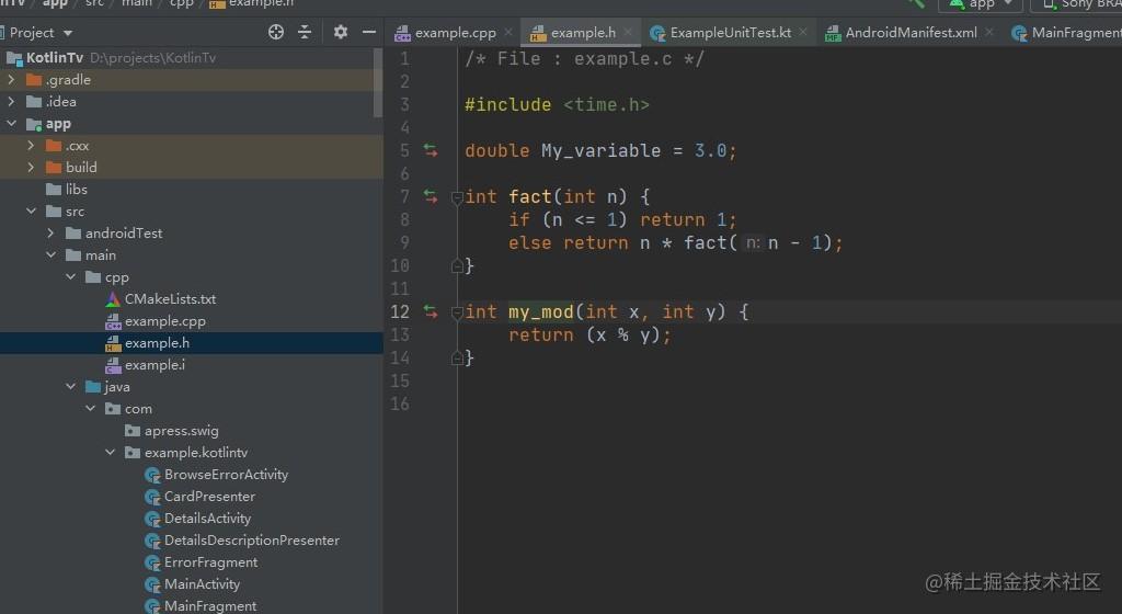 JNI 之c++/ c 代码自动生成JNI接口——swig+cmake - 掘金