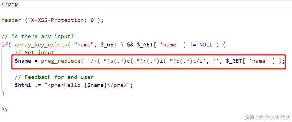 XSS(跨站脚本攻击)一、XSS 1、概念 XSS又叫CSS（Cross Site Script），跨站脚本攻击。属于w - 掘金