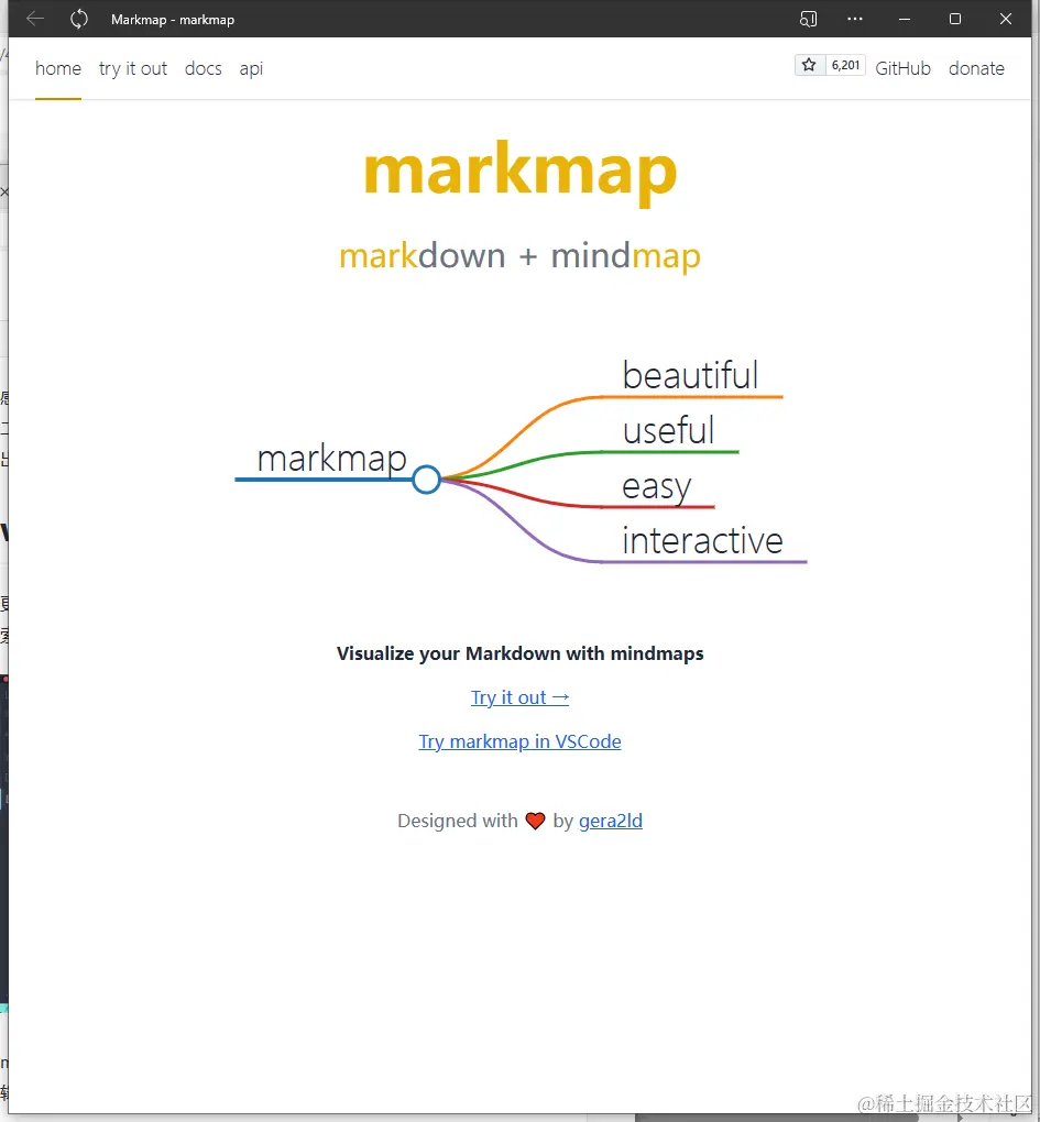 Vue3使用Markmap文字识别可视化思维导图Markmap 是一个可以将 markdown 通过思维导图的方式进行可 - 掘金