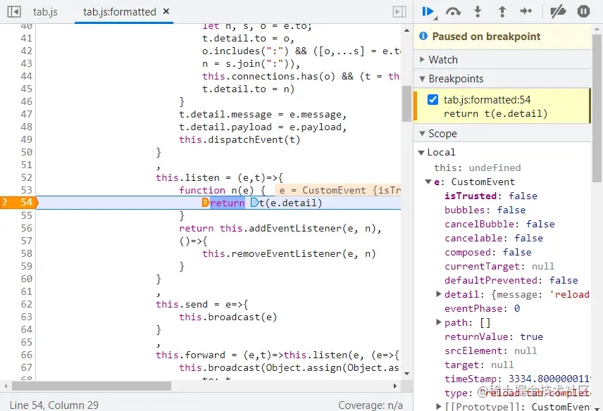 Chrome 断点调试之条件断点和日志点Chrome 的调试功能非常丰富，其中断点调试也有很多技巧，本文简单介绍其中的条 - 掘金