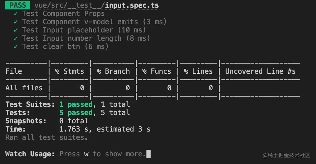 TDD开发Vue3组件指南介绍Jest的安装和配置，使用Jest对vue3前端代码进行单元测试，采用TDD的方式开发一个 - 掘金