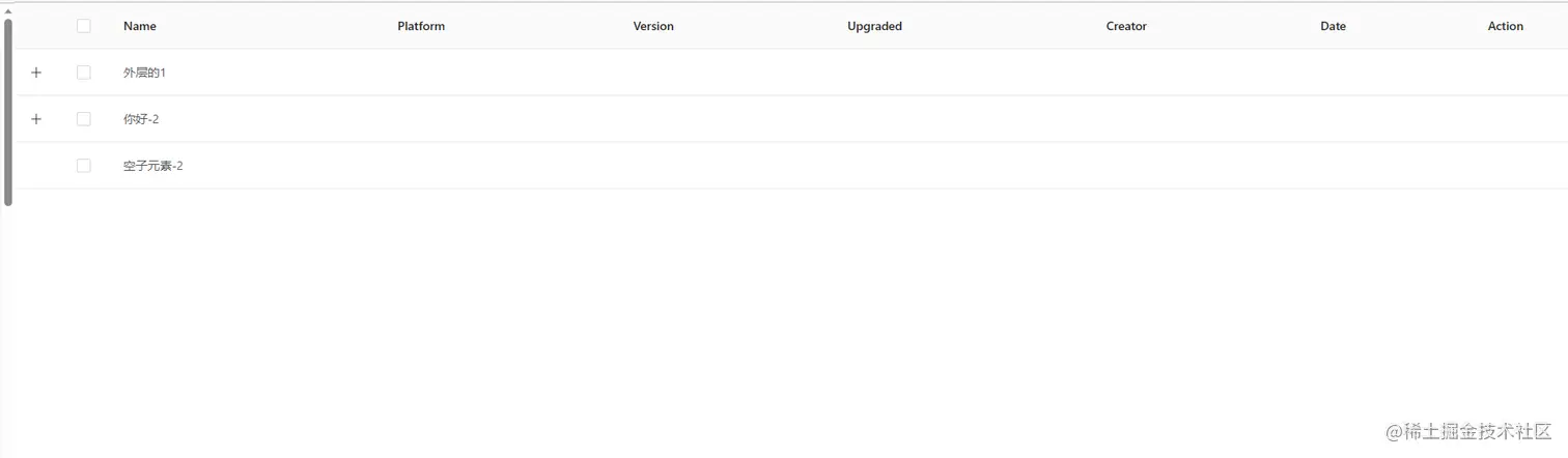 ant-design-vue table嵌套表格，自定义展开图标背景 近期有一个需求，需要有嵌套表格的场景， 使用 an - 掘金