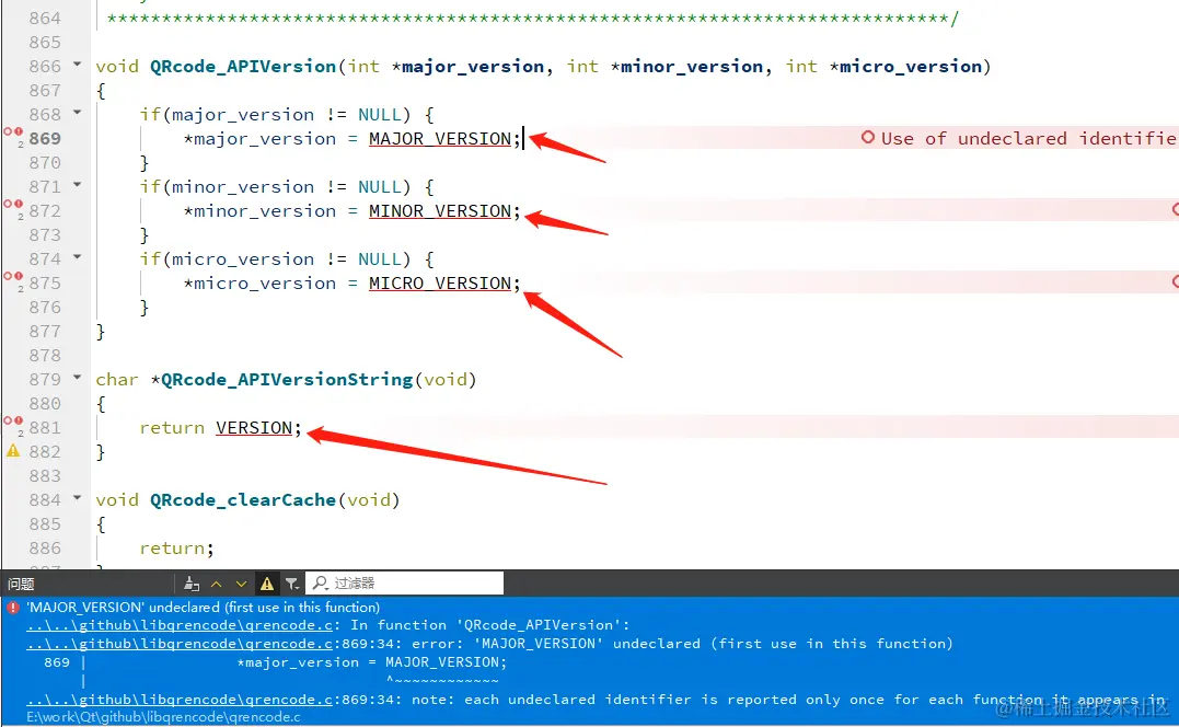 Windows下用QT编译libqrencode库，用于显示二维码Windows下用QT编译libqrencode静态库 - 掘金