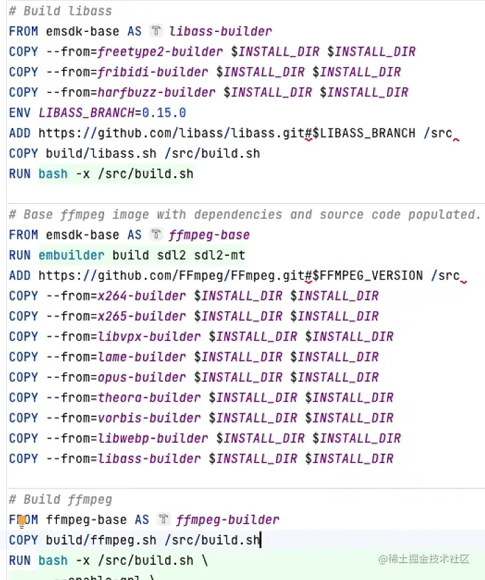 基于@ffmpeg/ffmpeg做简单修改打包一个ffprobe.wasm基于@ffmpeg/ffmpeg做简单修改打包 - 掘金