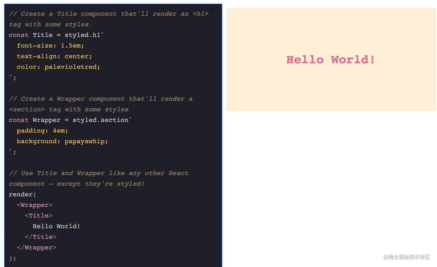 React项目使用styled-components后的几点感受最近在项目里使用了 styled-components - 掘金