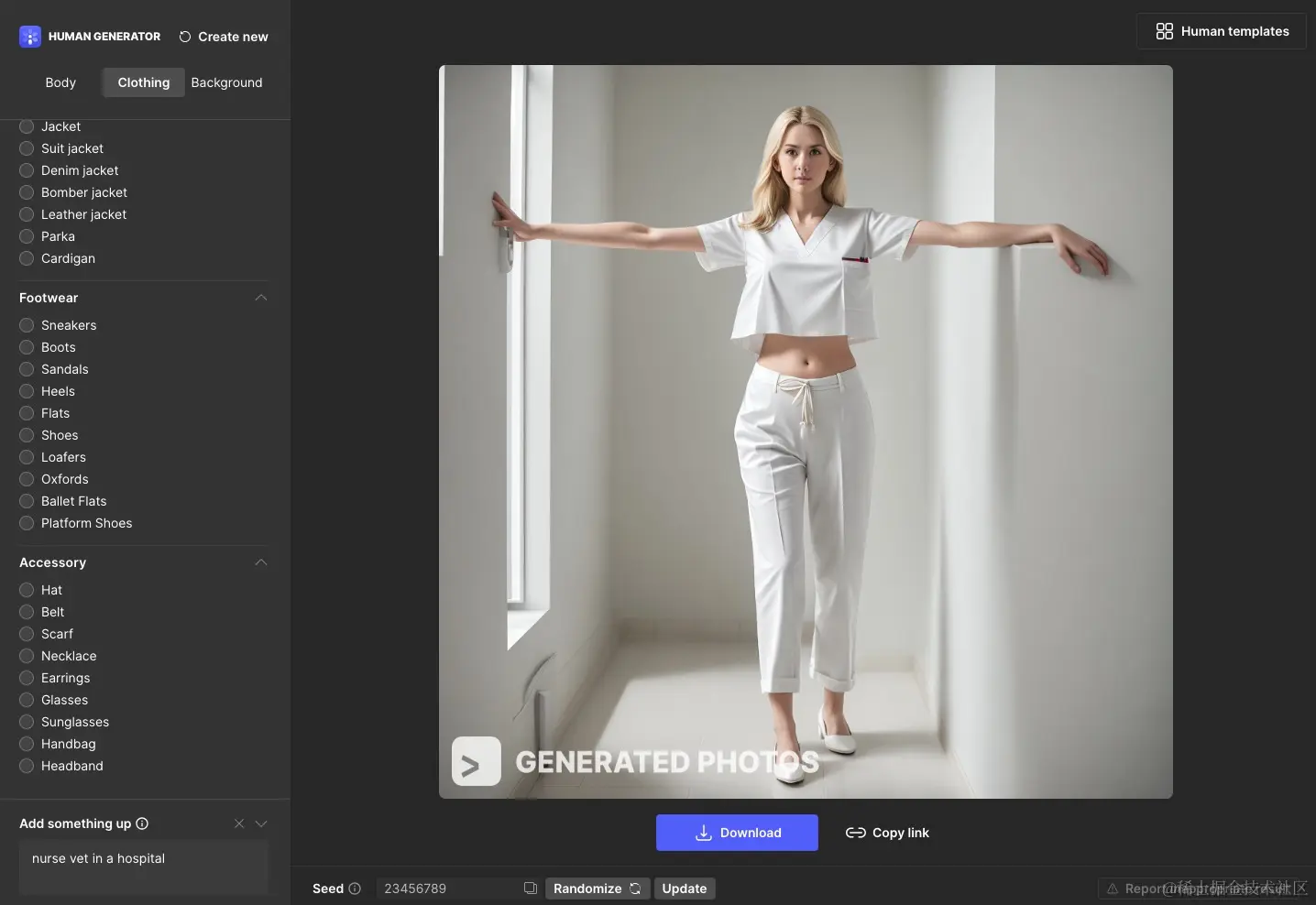 Human Generator：创建人体模型的 AI 工具Human Generator 是一款由 Stability - 掘金