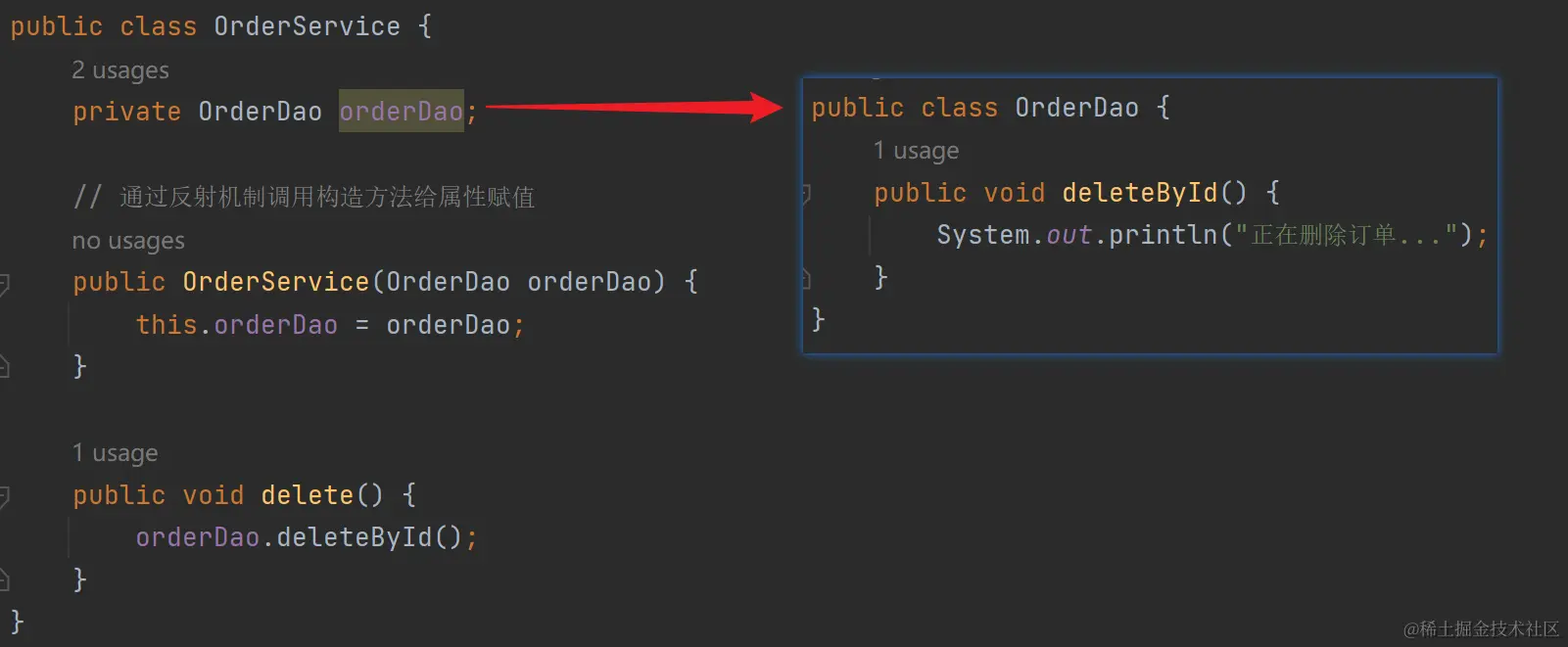 【Java】深入理解Spring的IoC实现：Set注入与构造注入本文介绍了Spring框架中的IoC（控制反转）实现， - 掘金