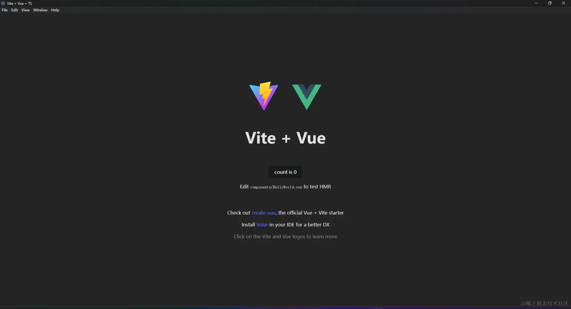 vite+vue3+ts+electron桌面应用web端桌面端开发及生产打包配置！上一章搭建已经搭建好的工程目前只能启 - 掘金