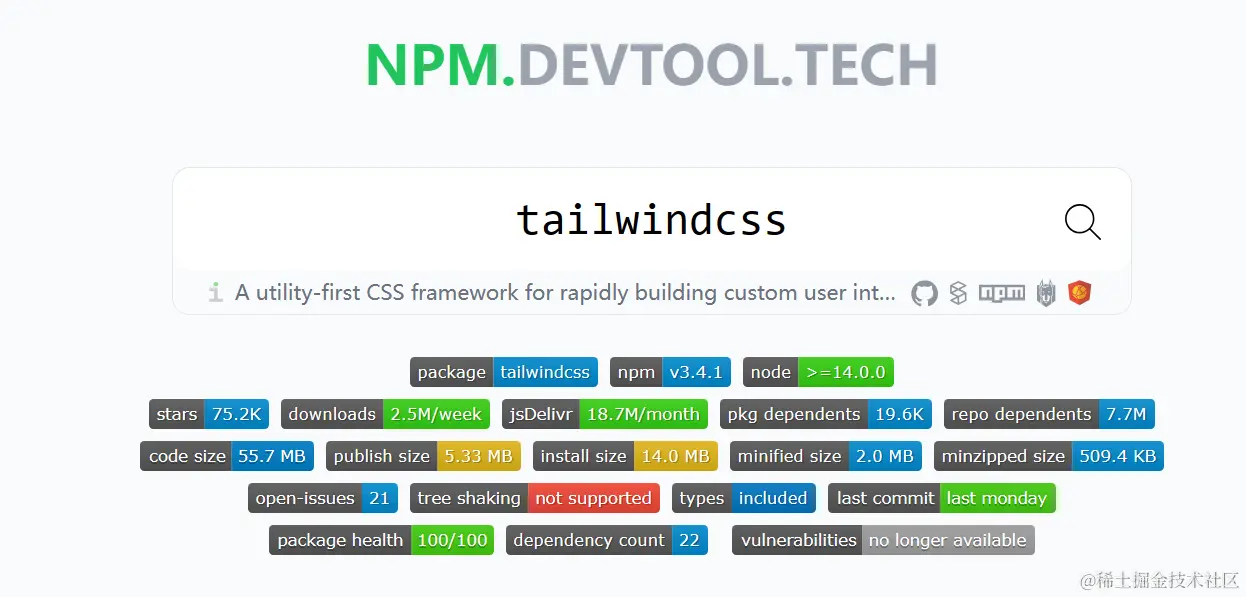tailwind 学习笔记tailwind 学习笔记 Tailwind 是一个 CSS UI 框架，它最大的特点是遵循基 - 掘金