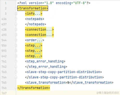 Python 解析 kettle 转换获取 SQL 和调用的表梳理kettle数据来源和去向或者表之间的调用关系，构建数 - 掘金