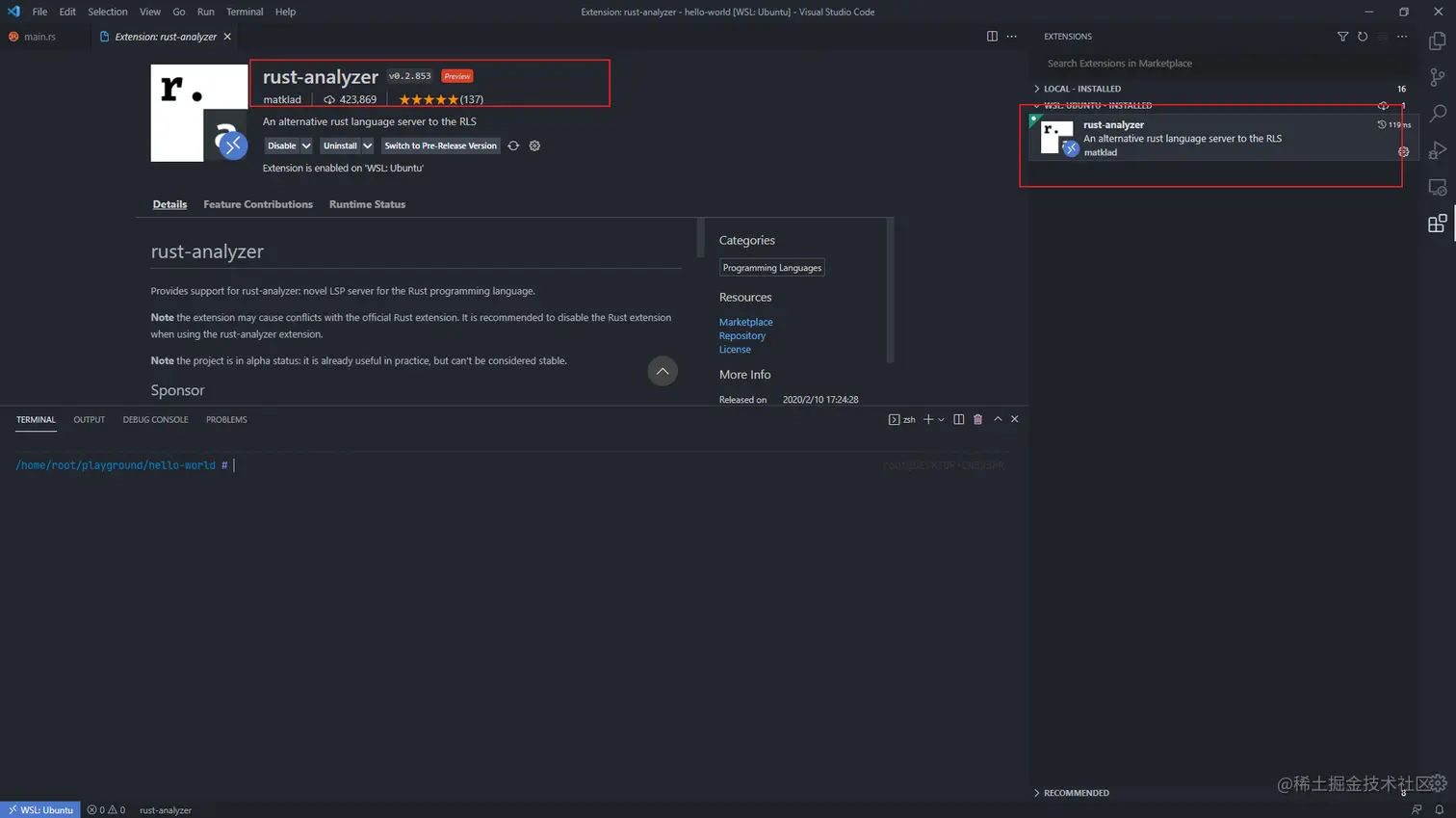 Windows 10 配置 WSL2 + Rust 开发环境完整指南详细教程：在 Windows 10 上安装和配置 W - 掘金