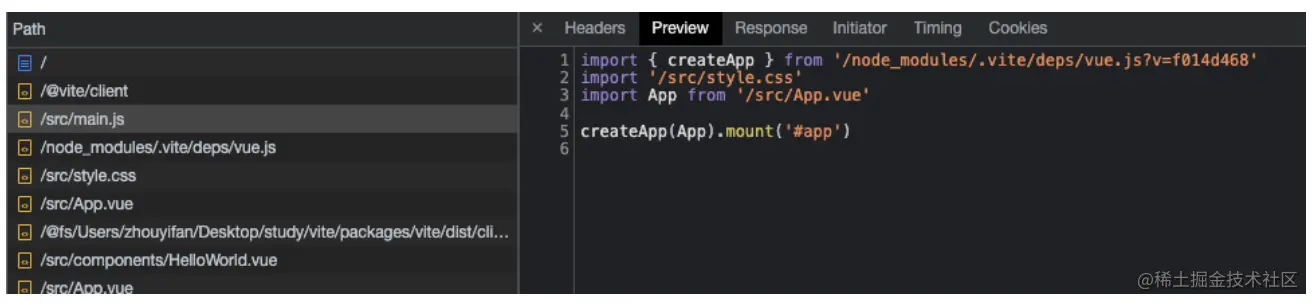 Vite系列：如何对模块请求进行transform当我们创建一个vite+vue3的项目，然后执行npm run dev - 掘金