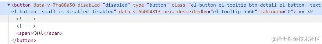 el-button禁用后无法触发el-tooltip当按钮禁用时，鼠标hover按钮时tooltip会根据字段显示不能确 - 掘金