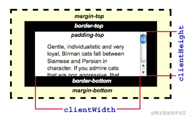 Js基础：clientx、pagex、screenx、offsetx、clientwidth、offsetwidth 详解 掘金